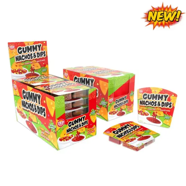 Zed Gummy Nachos & Dips 12x51g - Kirpa