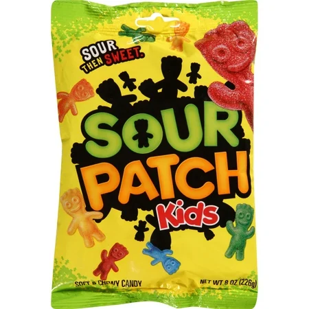 SOUR PATCH KIDS PEG BAG 12 X 8 Oz - Kirpa