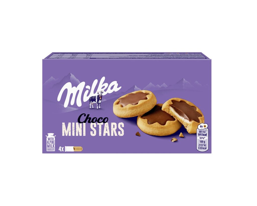 Milka Choco Mini Stars Cookies With Milk Chocolate 16 X 150g - Kirpa